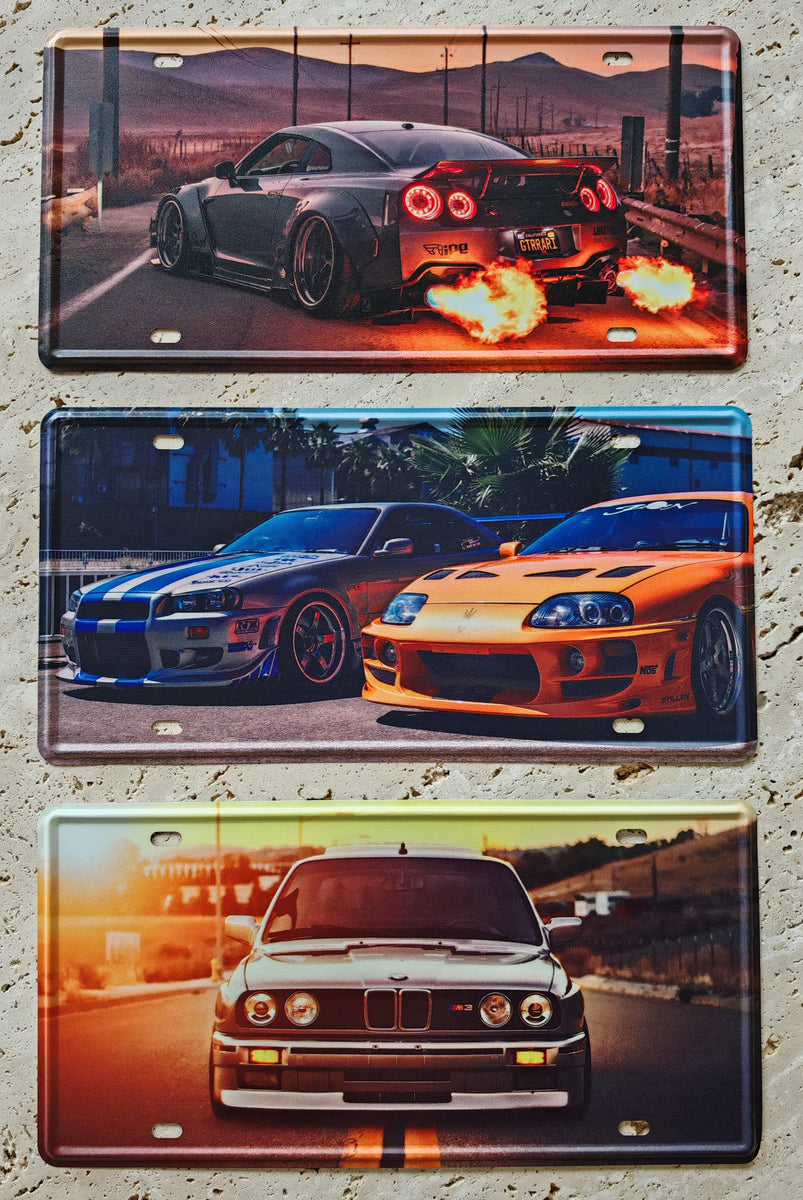 Nissan GT-R R34 Skyline Decorative License Plate FREE Shipping ...