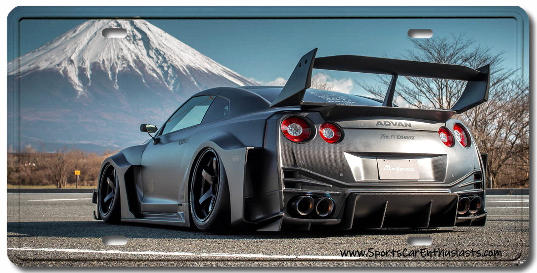 Nissan GT-R R35 Liberty Walk Decorative License Plate FREE Shipping ...